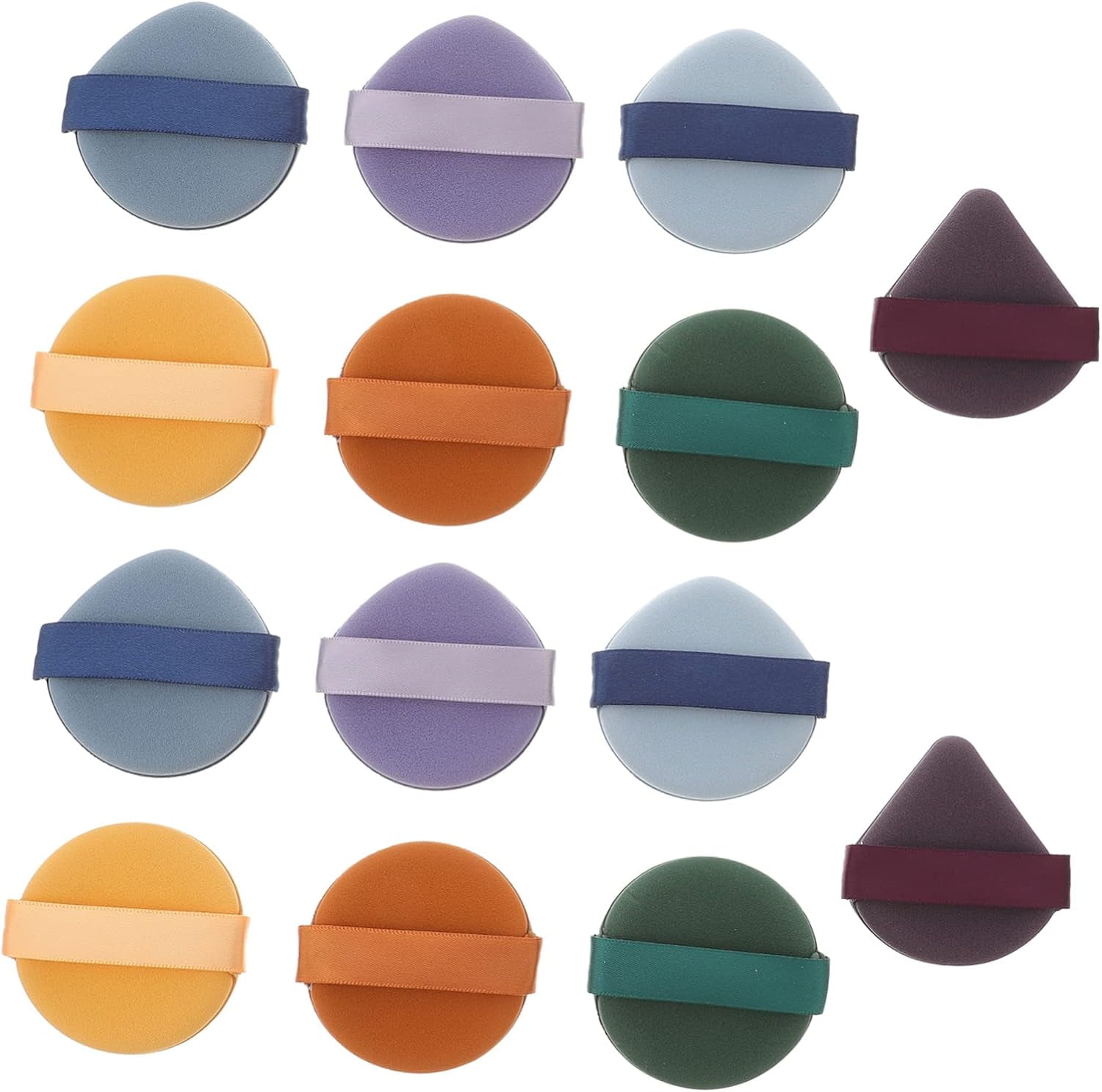 Disposable Makeup Sponge 2 Boxes Facial Puff Foundation Sponge Velour ...