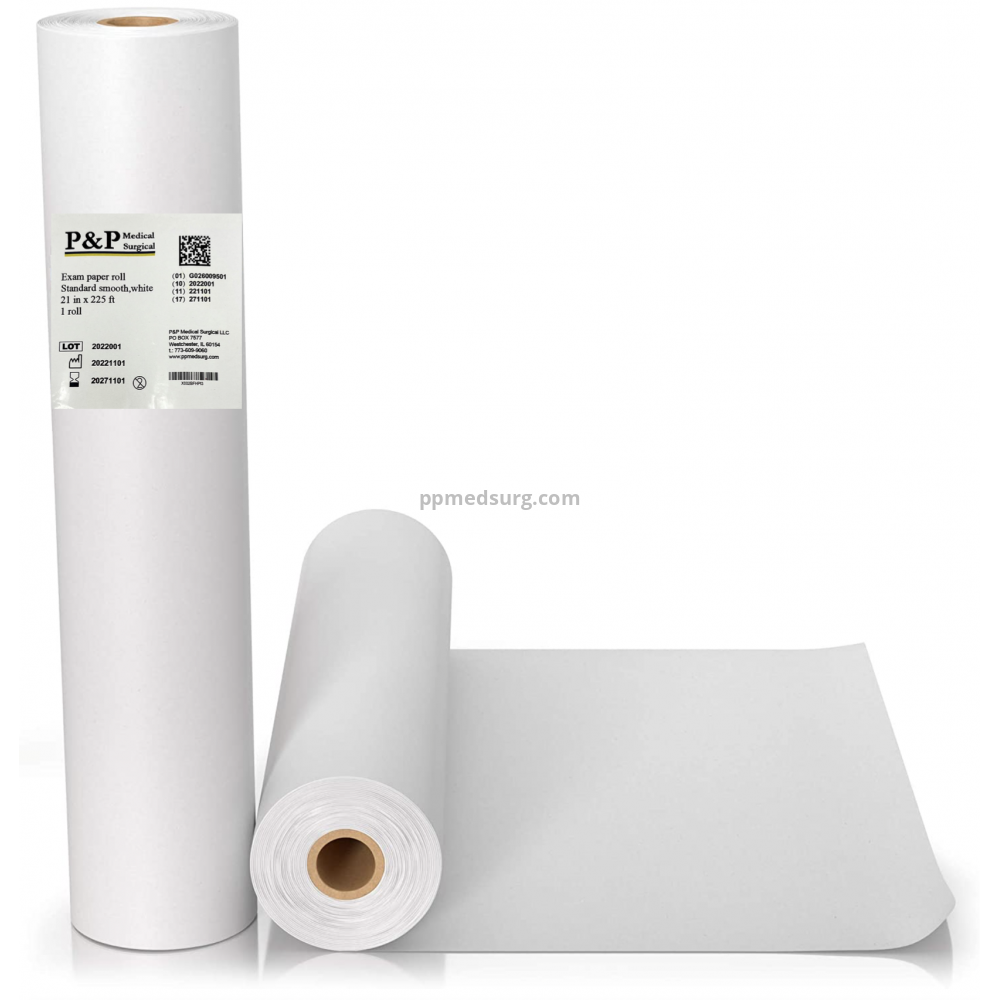 Disposable Medical Exam Table Paper Standard White with Smooth Finish ...