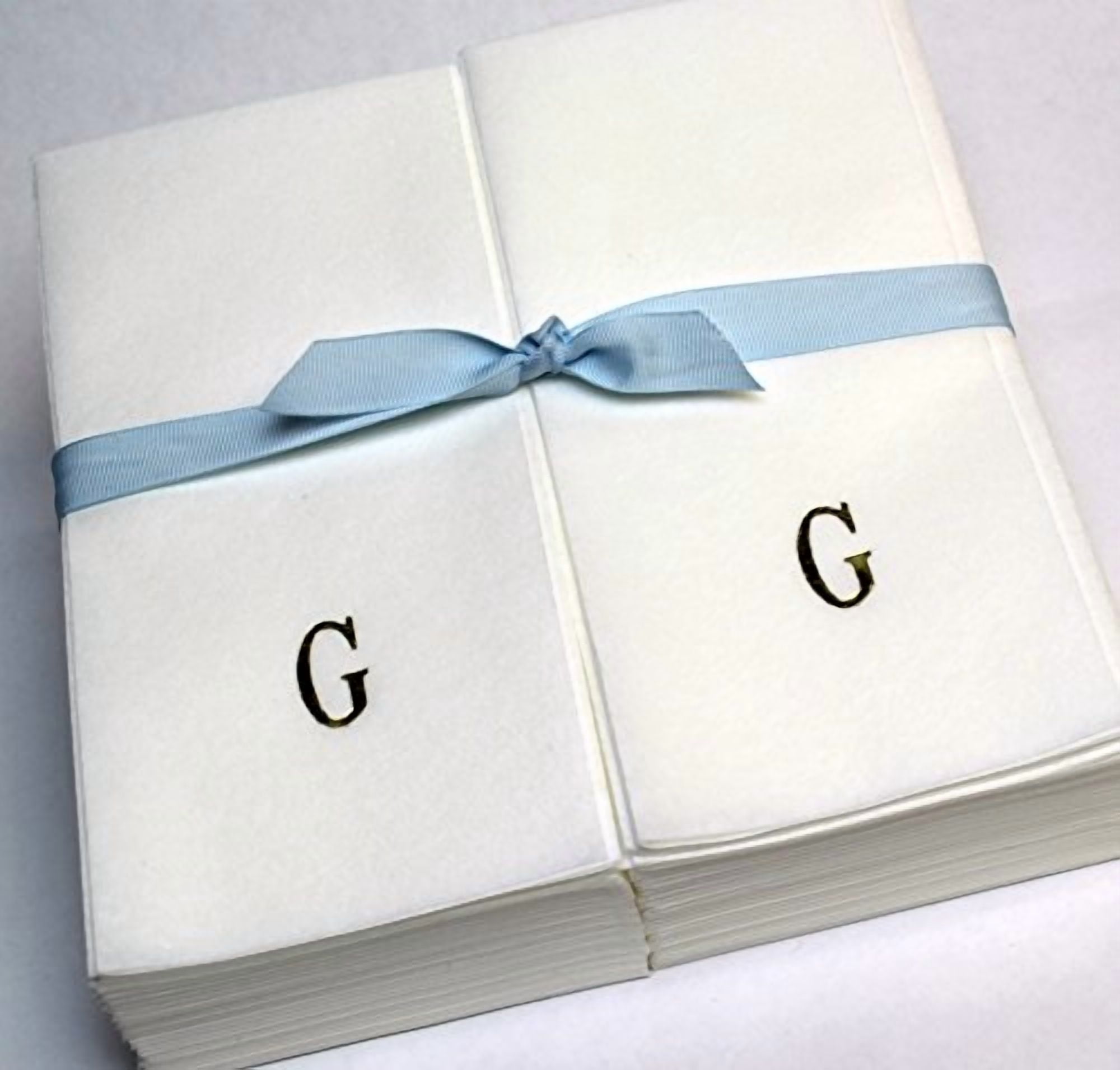 Disposable Nature's Linen Guest Hand Towels with a Ribbon ...