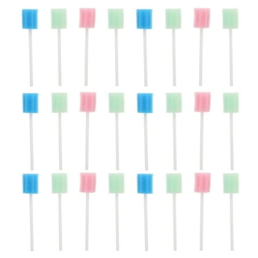 100 Pcs Disposable Oral Swabs-Untreated Mouth Sponge - Walmart.com