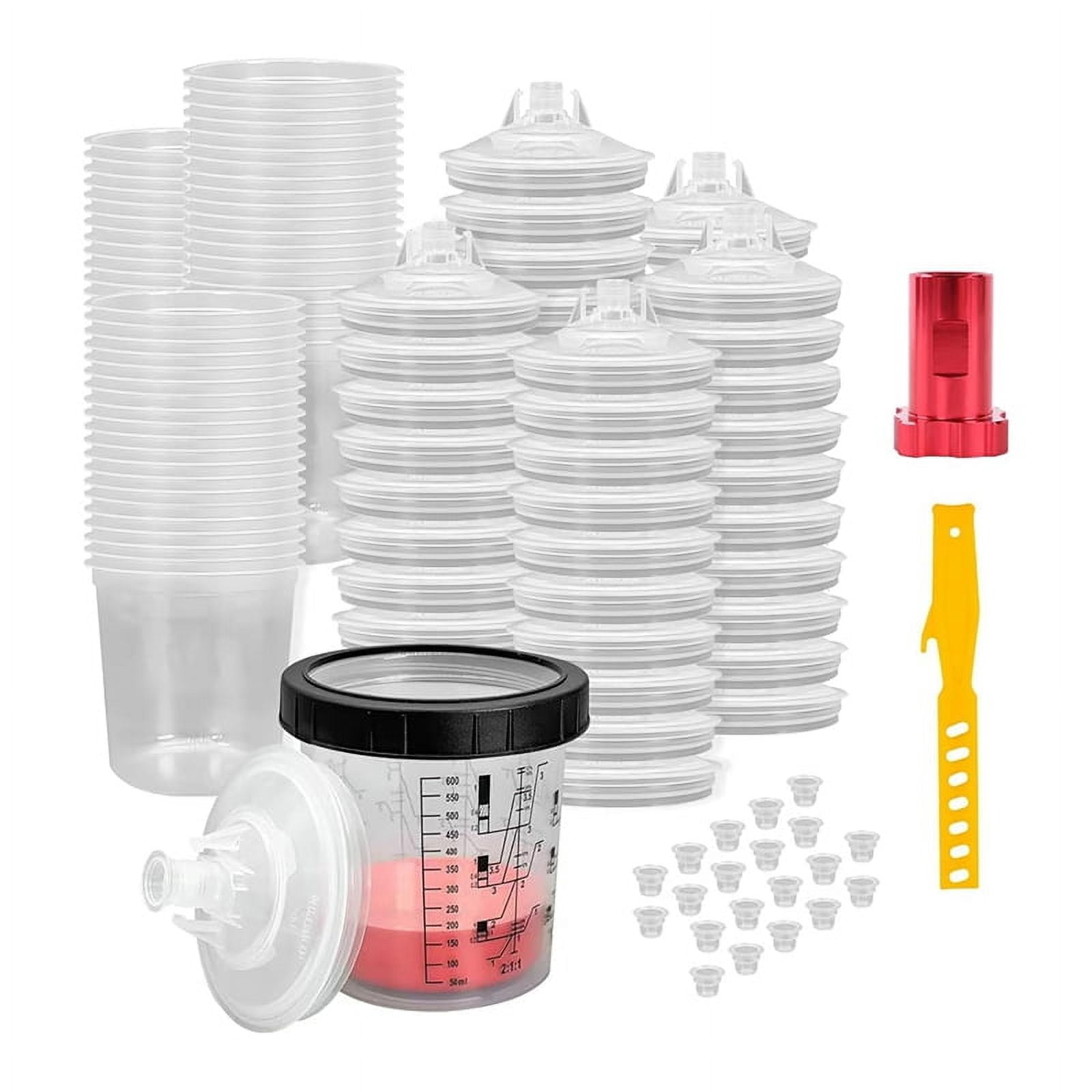 Disposable Paint Mixing Cup for Automotive , Air Sprayer GunCups with ...
