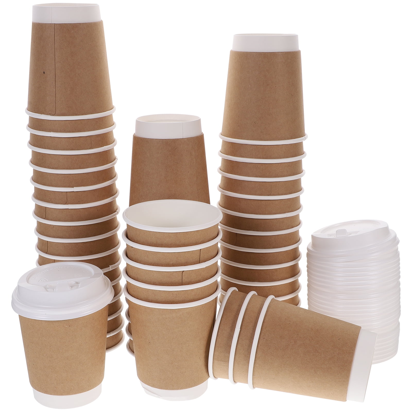Raindrops White Disposable Paper Cups for Serving Water Juice Tea ...