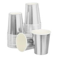 Waxed Paper Water Cups, 5oz, 100/Pack, Cold Drink, Multi-Colored Design ...