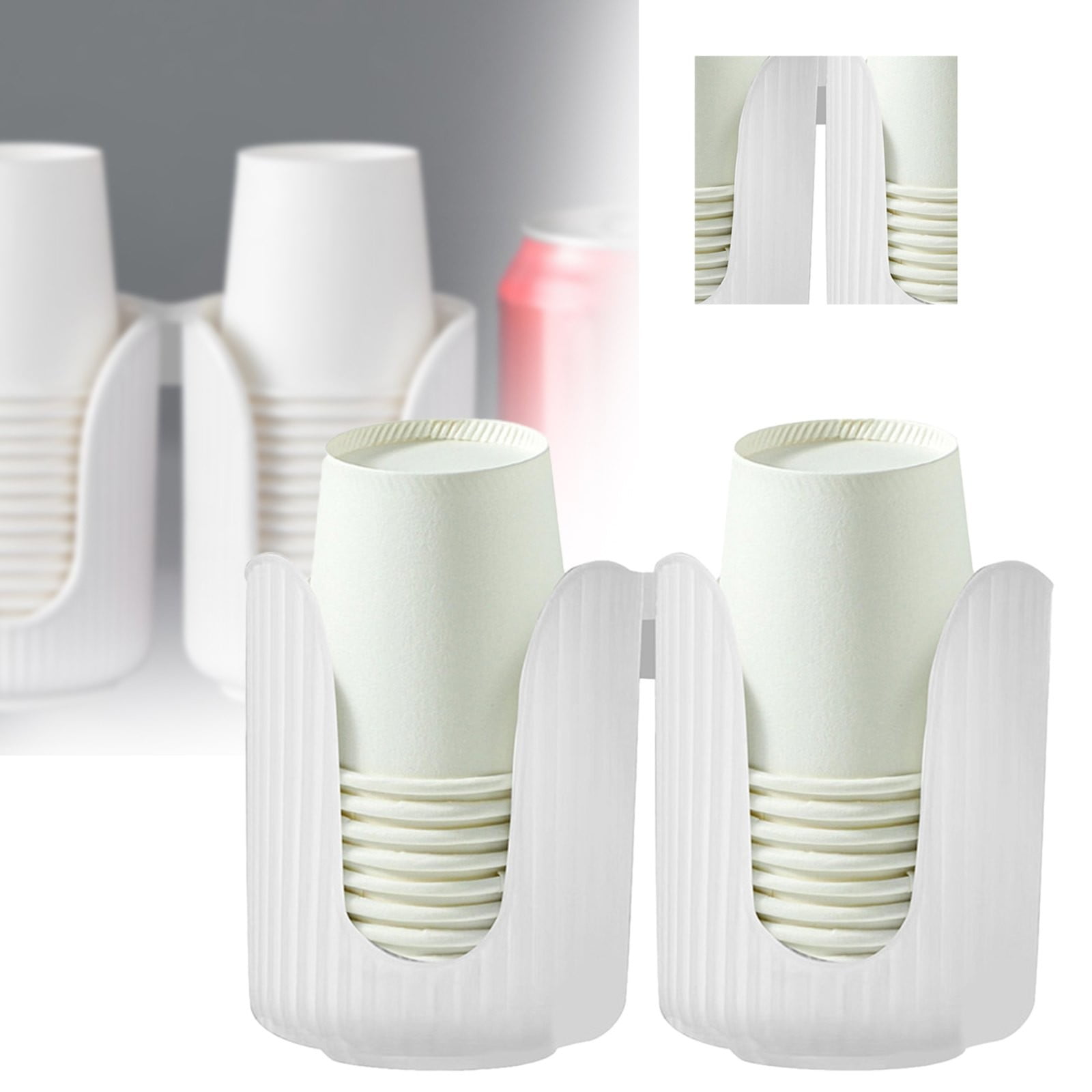 Disposable Paper & Plastic Bathroom Cups Holder, Plastic Small ...