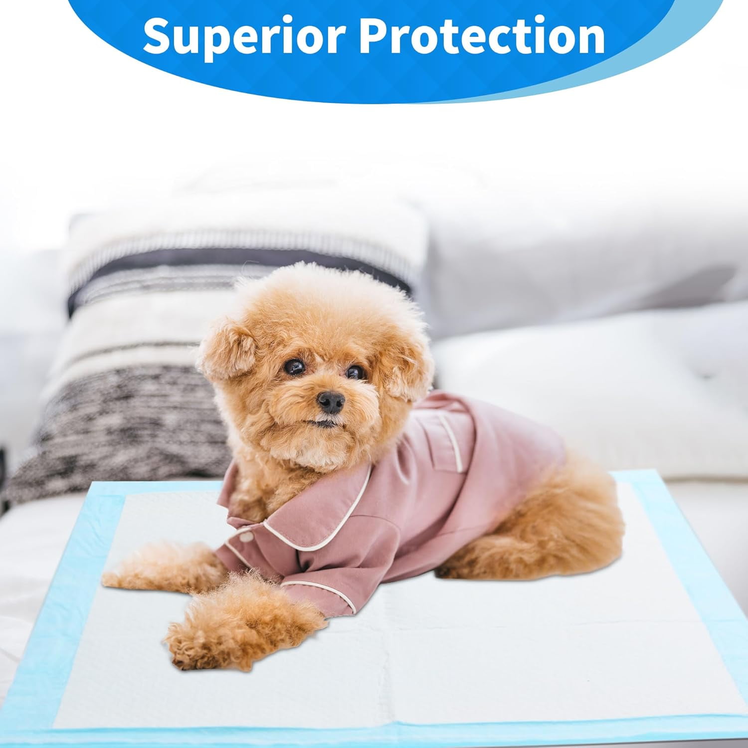 Disposable Pee Pads 22'' X 22'' Ultra Absorbing Leakproof Underpads for ...
