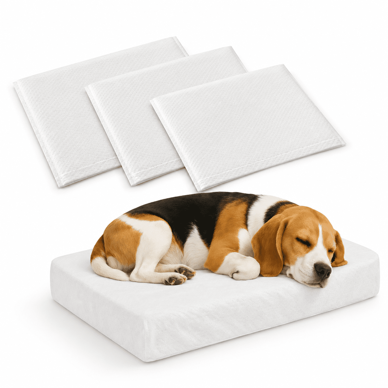 Disposable Pet Bed Covers S-M Size 3 Pack, Waterproof Odor Dirt ...