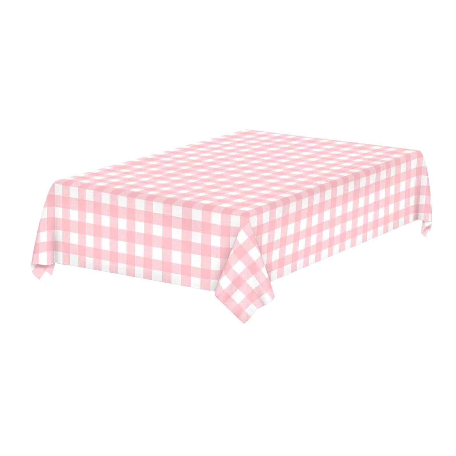 Disposable Plaid Tablecloth All-round Protection Rectangular Plastic ...