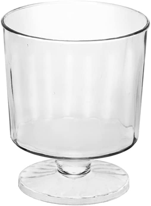 Disposable Plastic 2-Ounce Mini Stemware Glasses, for Wine Tastings ...