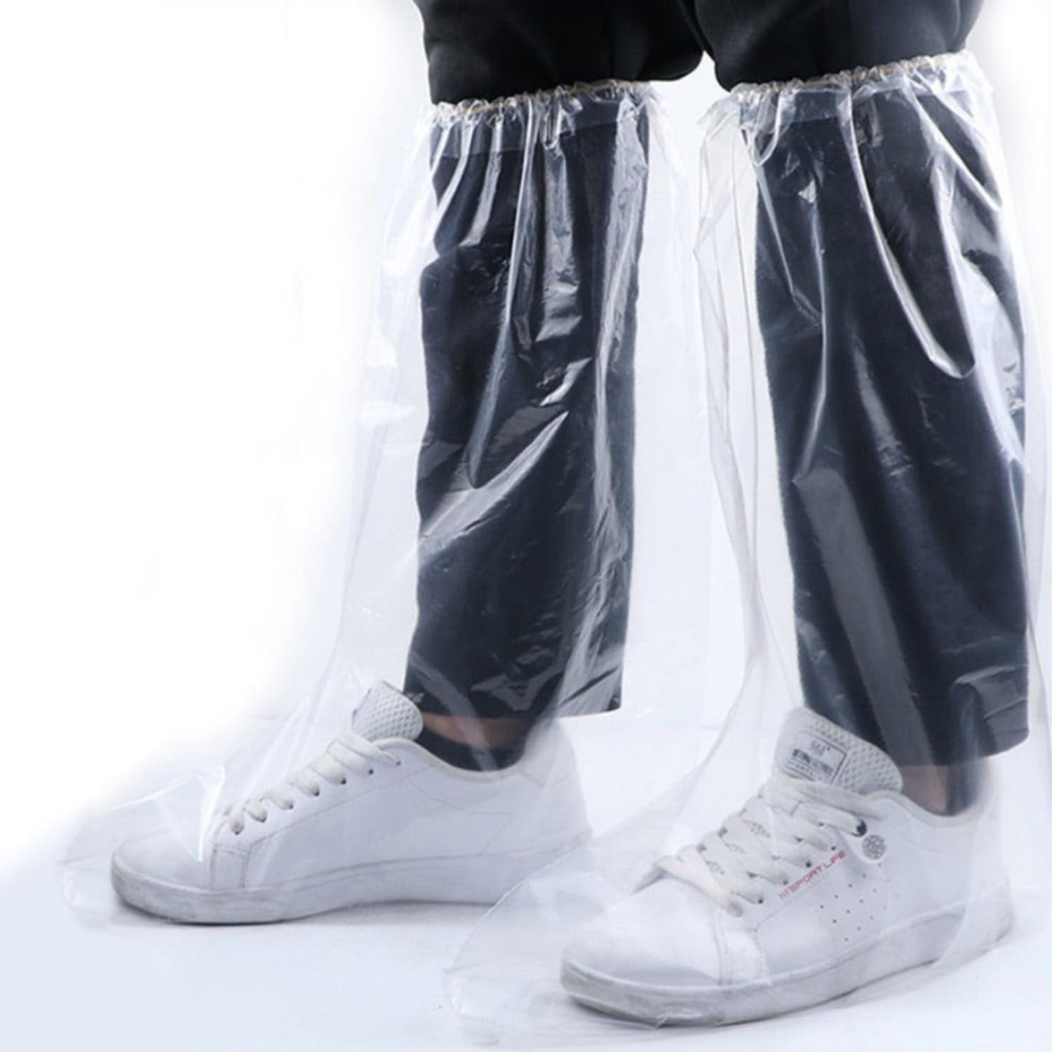 Disposable Plastic Boot and Shoe Covers 19 inch Tall Extra Large ...