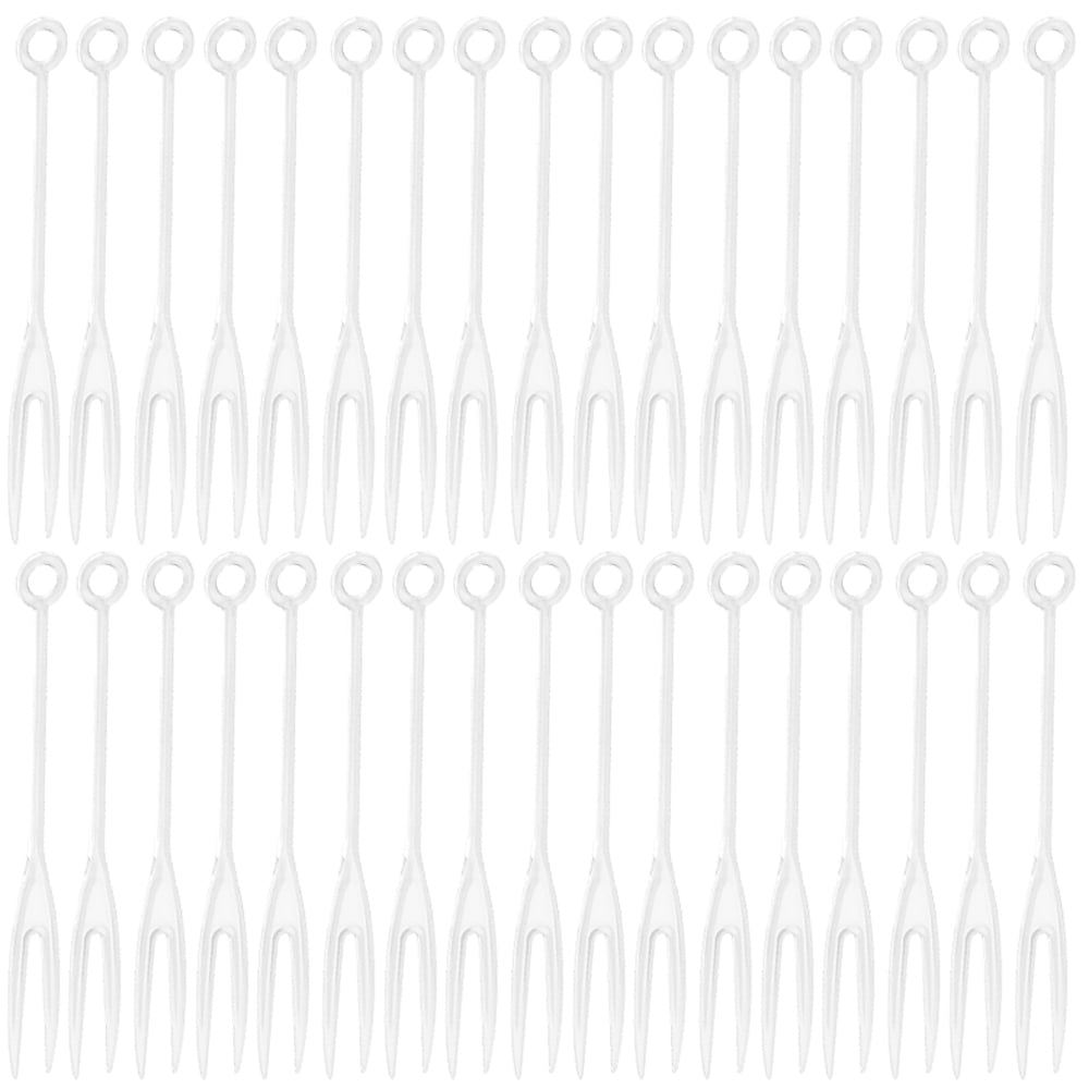 Disposable Plastic Cocktail Picks Fruit Forks Cocktail Sticks Plates ...
