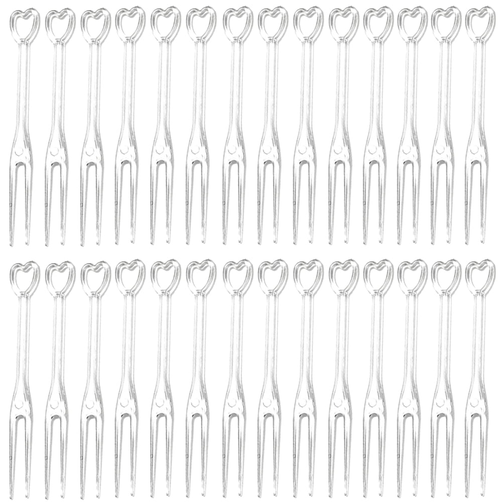 Disposable Plastic Cocktail Picks Fruit Forks Cocktail Sticks Plates ...