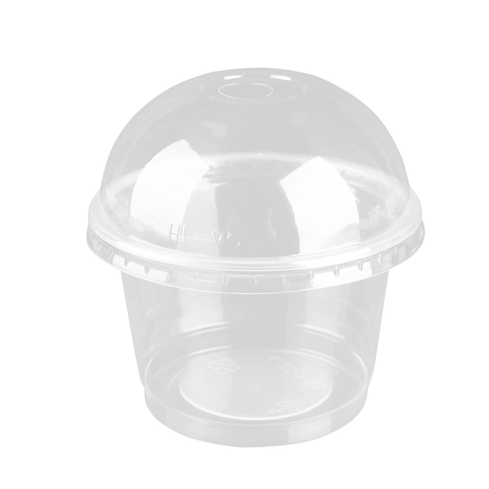 Disposable Plastic Cups With Lids, Salad Cup, Transparent Plastic ...