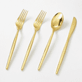 Disposable Plastic Cutlery Set, 120 Piece Heavy Duty Flatware for ...