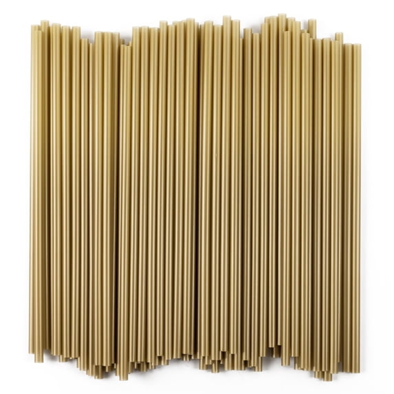 Disposable Plastic Drinking Straws - 7.75" Long - Straight - Unwrapped ...