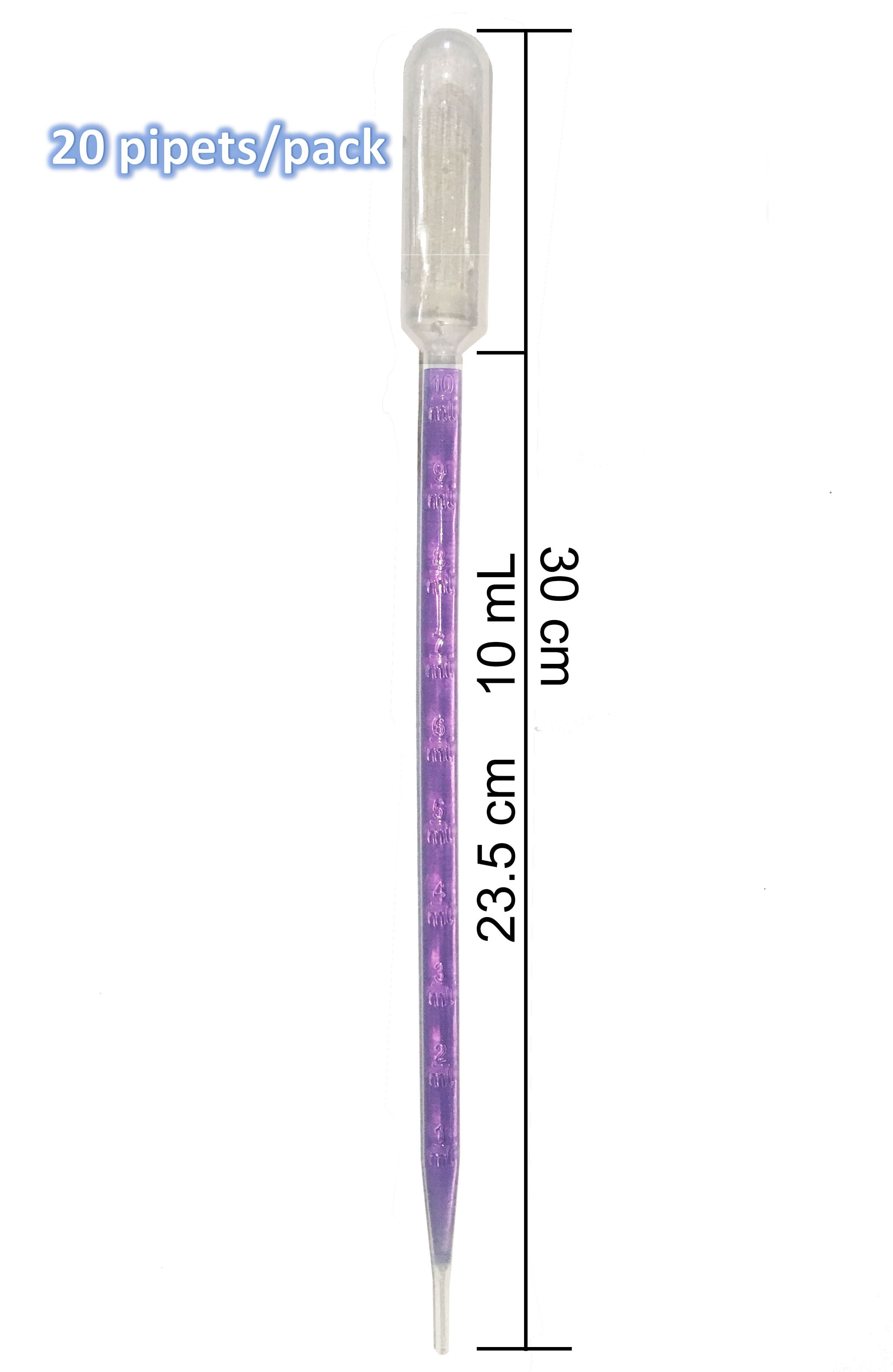 Disposable Plastic Pipets 3mL 10mL | AAdvance Instruments - Walmart.com
