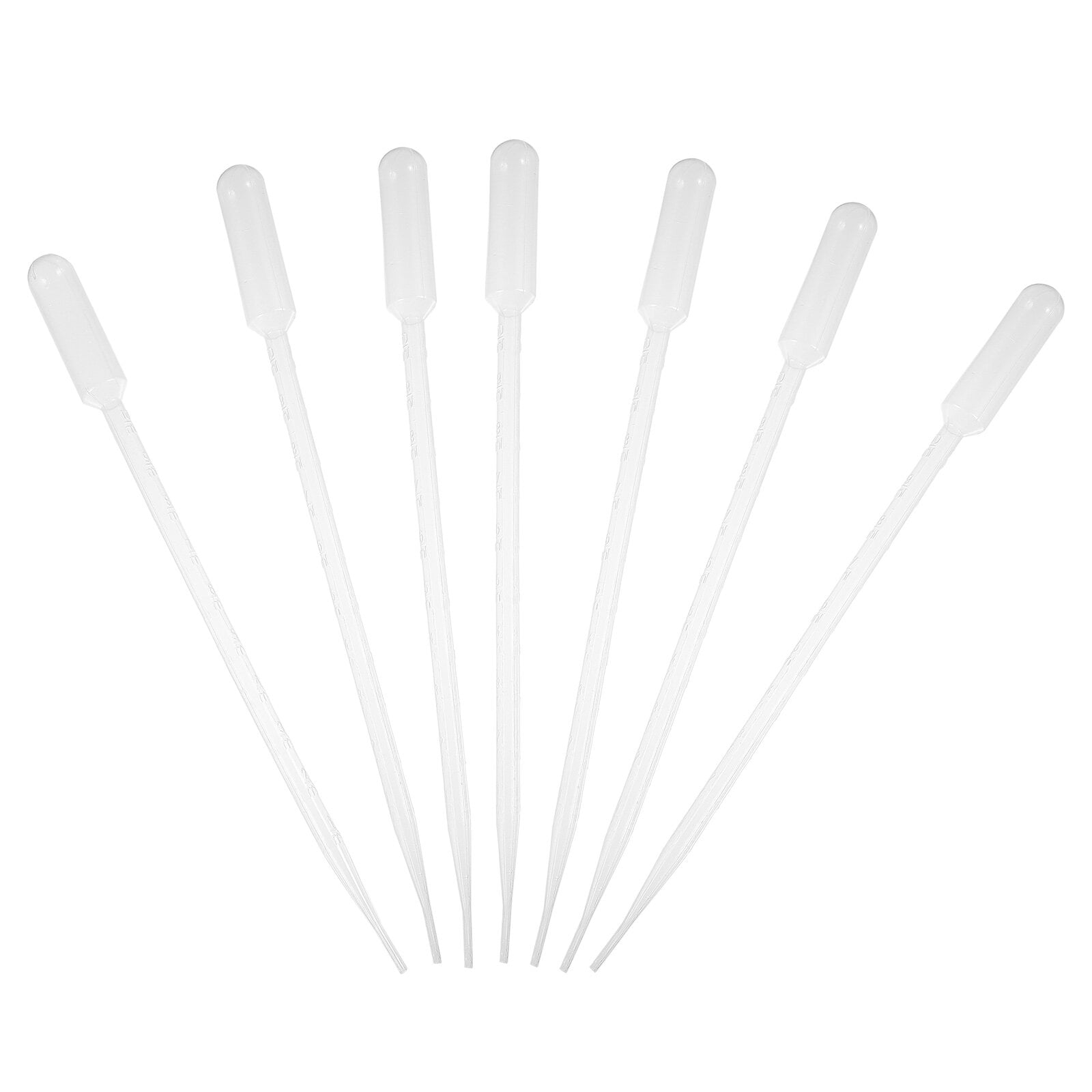 FELTECHELECTR Droppers Transparent 100Pcs 31X0.8In - Walmart.com