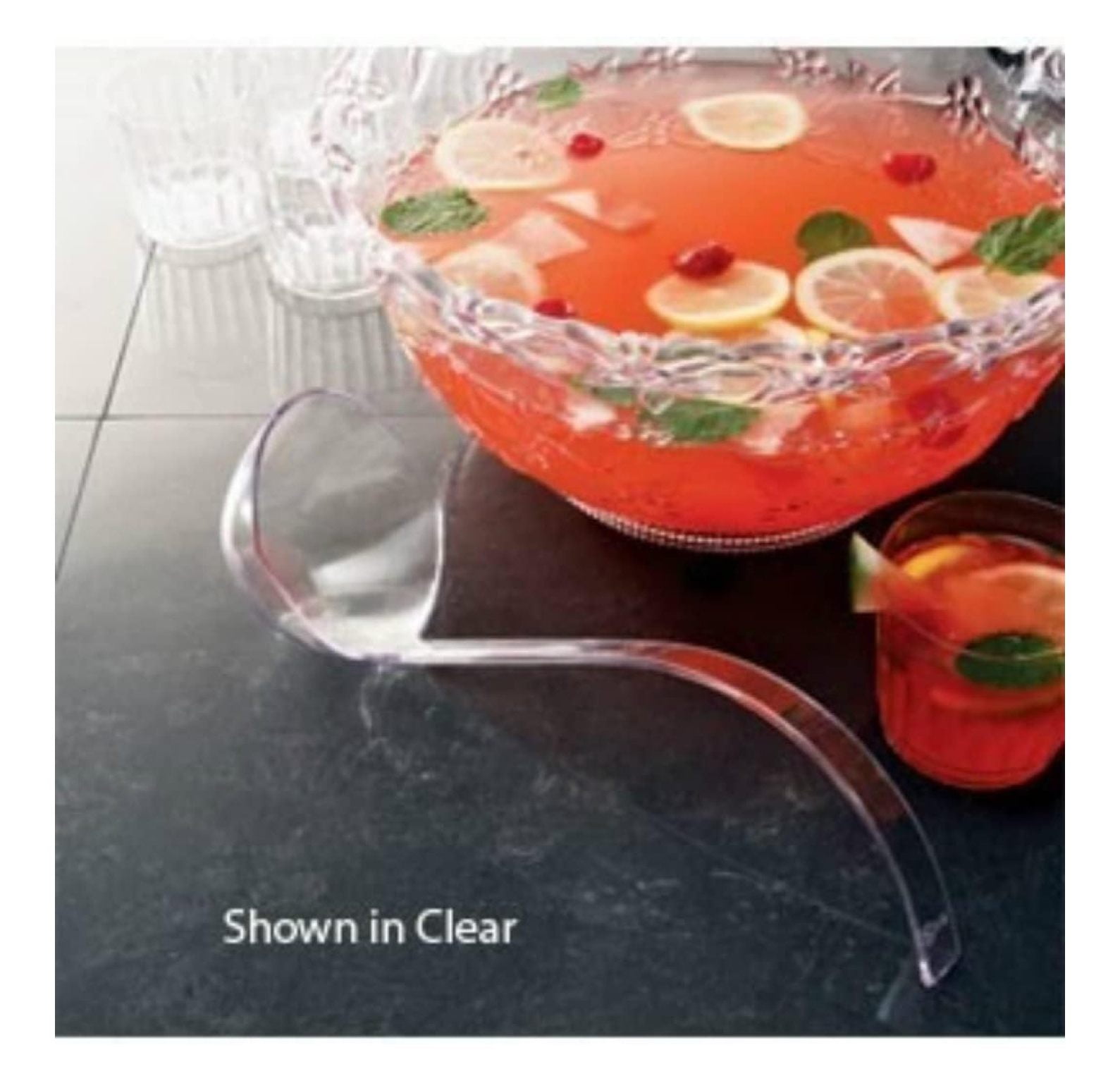 Disposable Plastic Punch Ladle/Soup Ladle Clear Plastic Heavy Duty ...