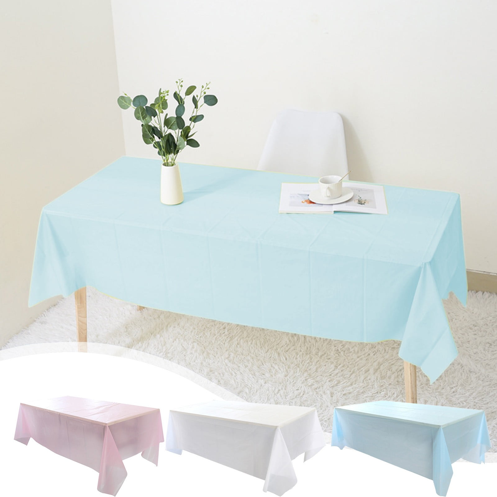 Disposable Plastic Tablecloth Waterproof Oil-proof Disposable Table ...