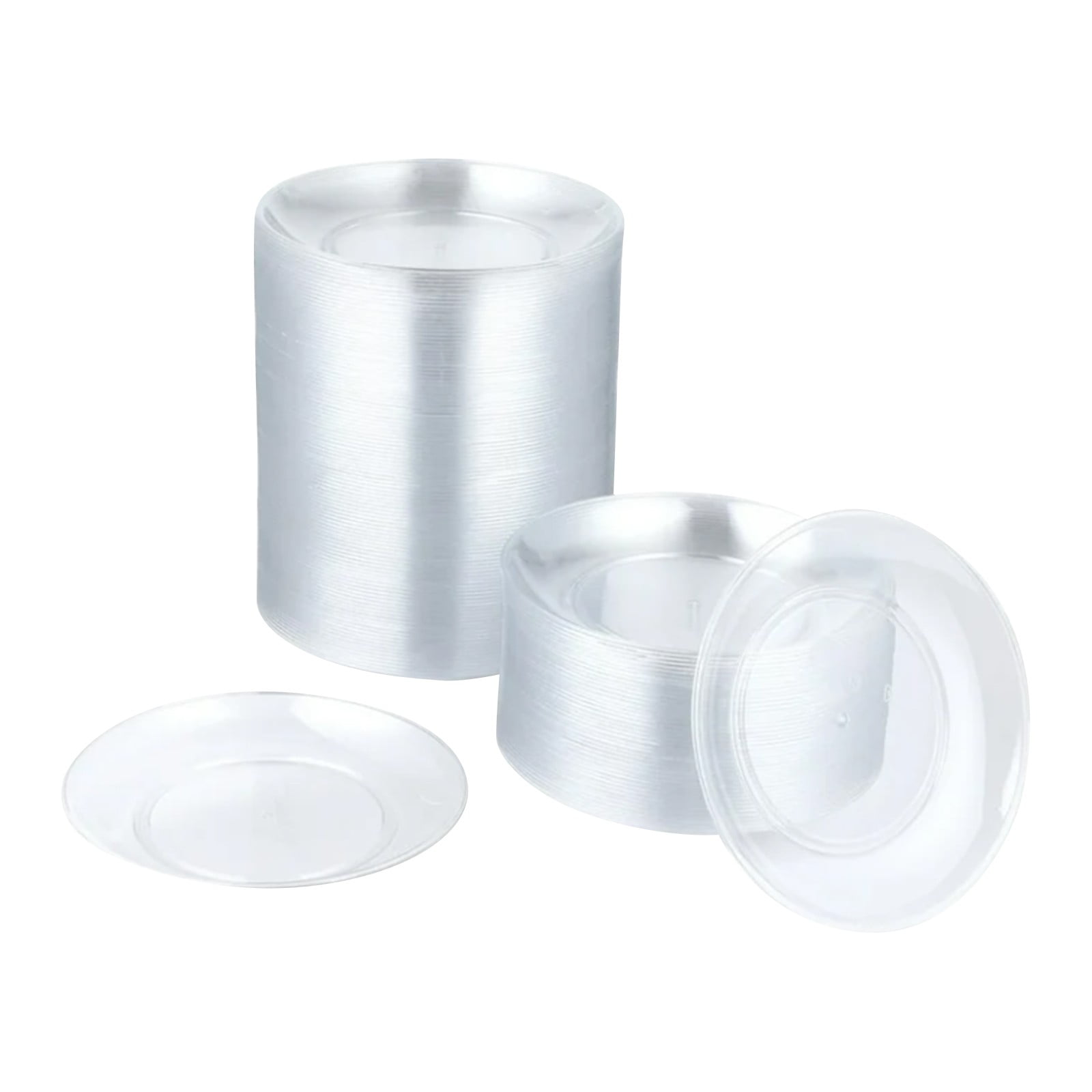 Disposable Plastic Trays for Wedding Party Buffet, Clear Appetizer ...