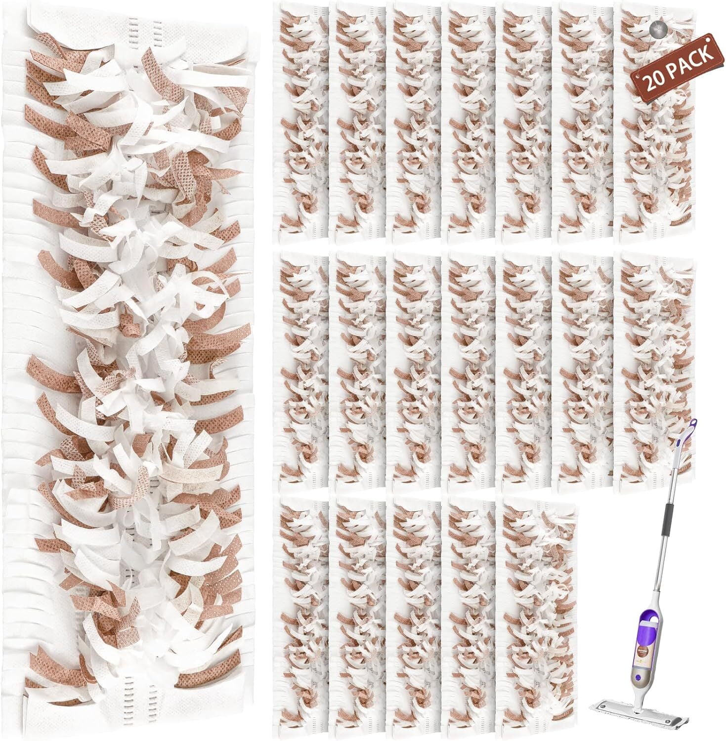 Disposable Power Mop Pads Compatible with Swiffer PowerMop, 10 Pack ...