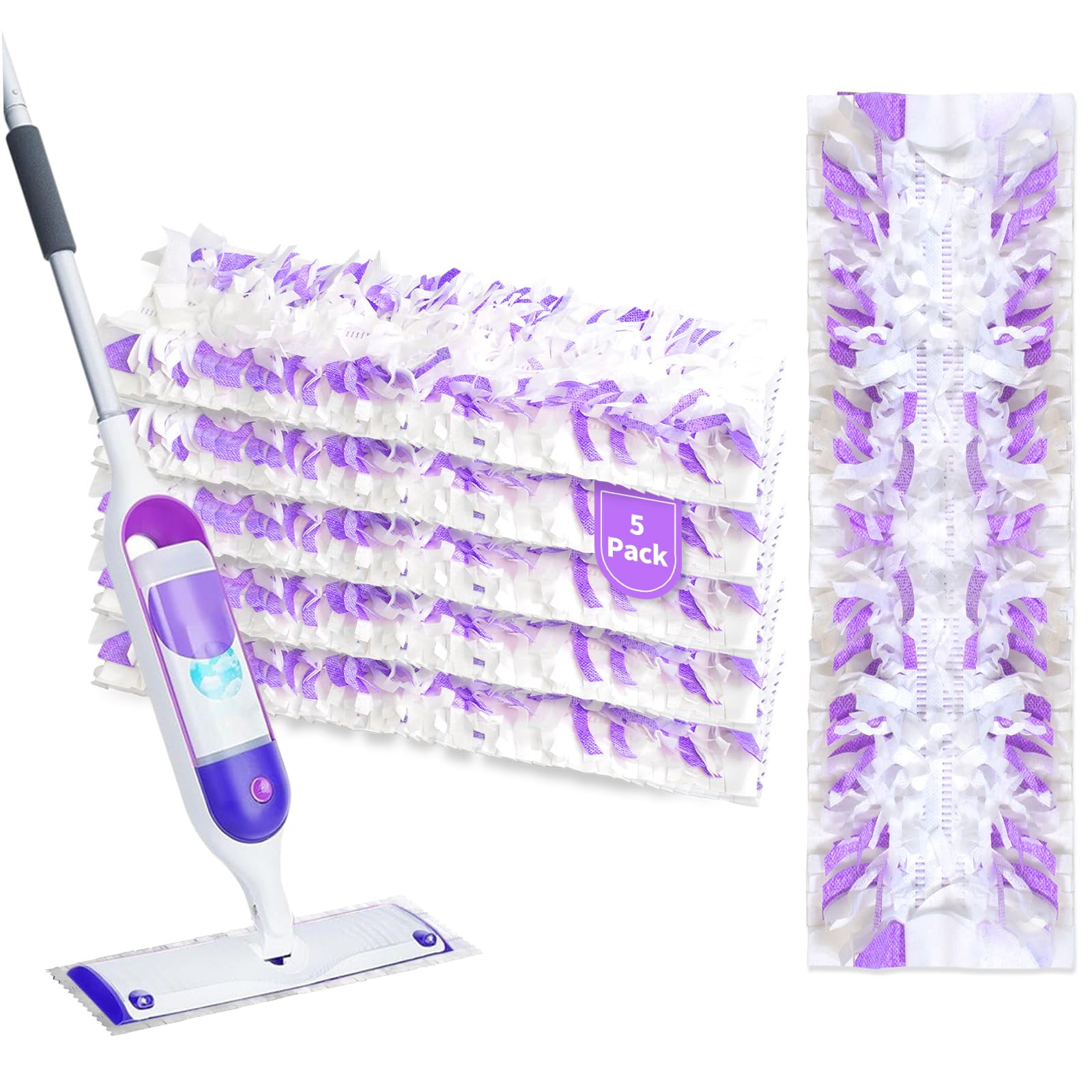 Disposable Power Mop Pads SAF21 Refills for PowerMop，Multi-Surface ...