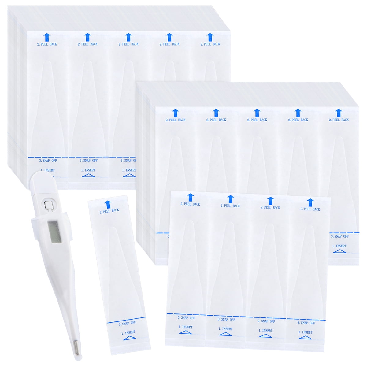 Disposable Probe Covers, 200pcs Disposable Digital Thermometer Probe ...
