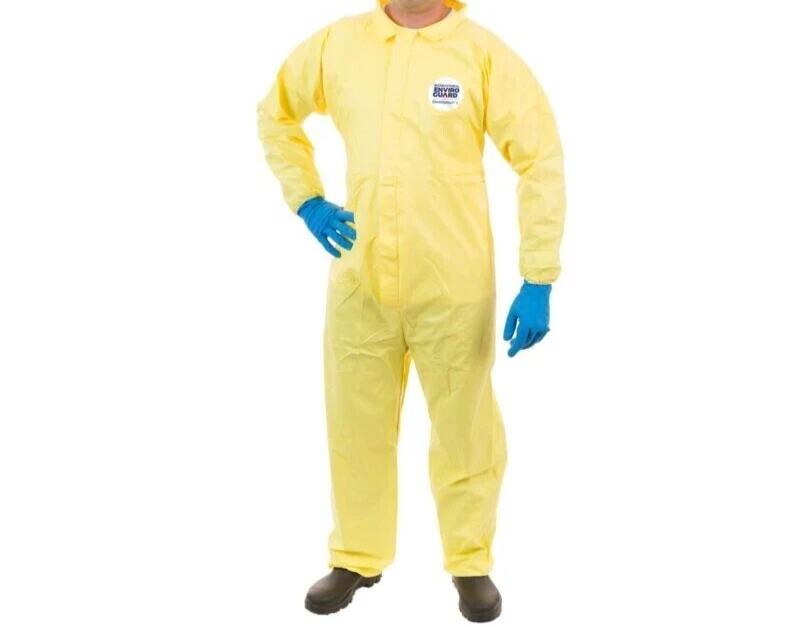 Disposable Protective Chemical Hazmat Suit Multi Purpose Coveralls Safety Protec - Walmart.com