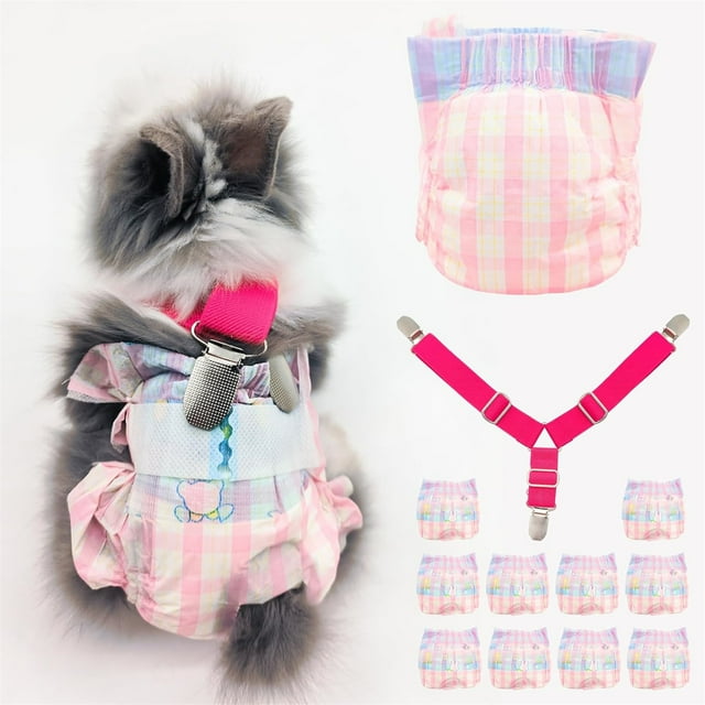 Disposable Rabbit Diapers,Small Pee Pads,with Rabbit Suspenders for ...