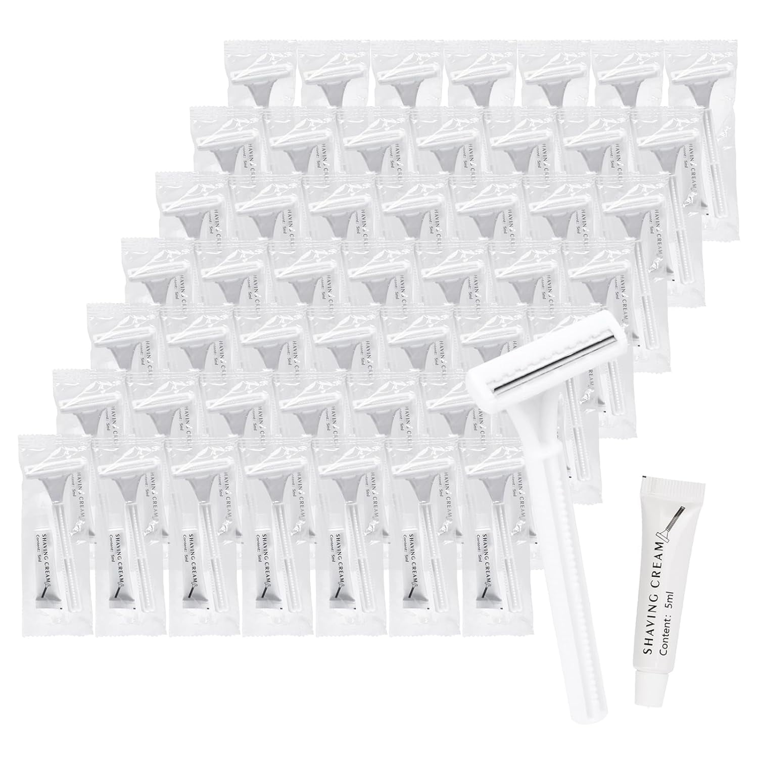 Disposable Razors in Bulk, Bulk Razors with Knife Cap, Individually ...