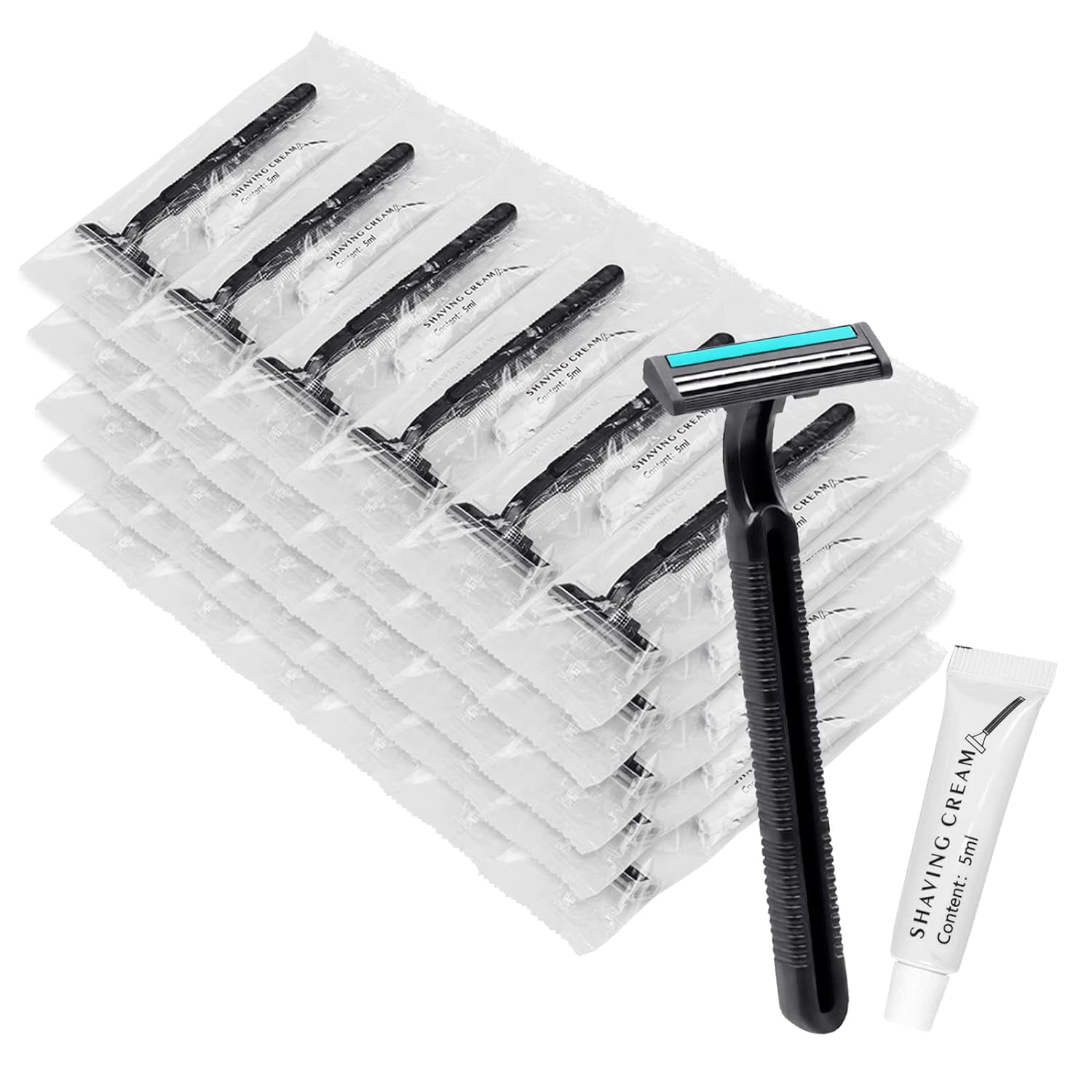 Disposable Razors in Bulk, Bulk Razors with Knife Cap, Black ...