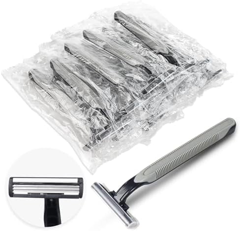 Disposable Razors Bulk Pack of 50,Black Travel Bulk Razors Single Use ...