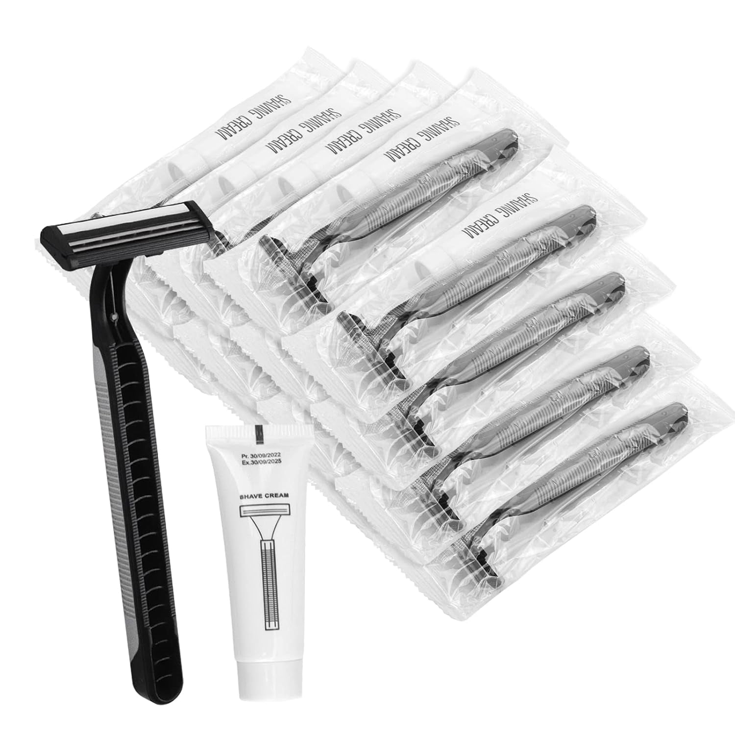 Disposable Razors in Bulk Pack of 60,Black Bulk Razors Disposable ...