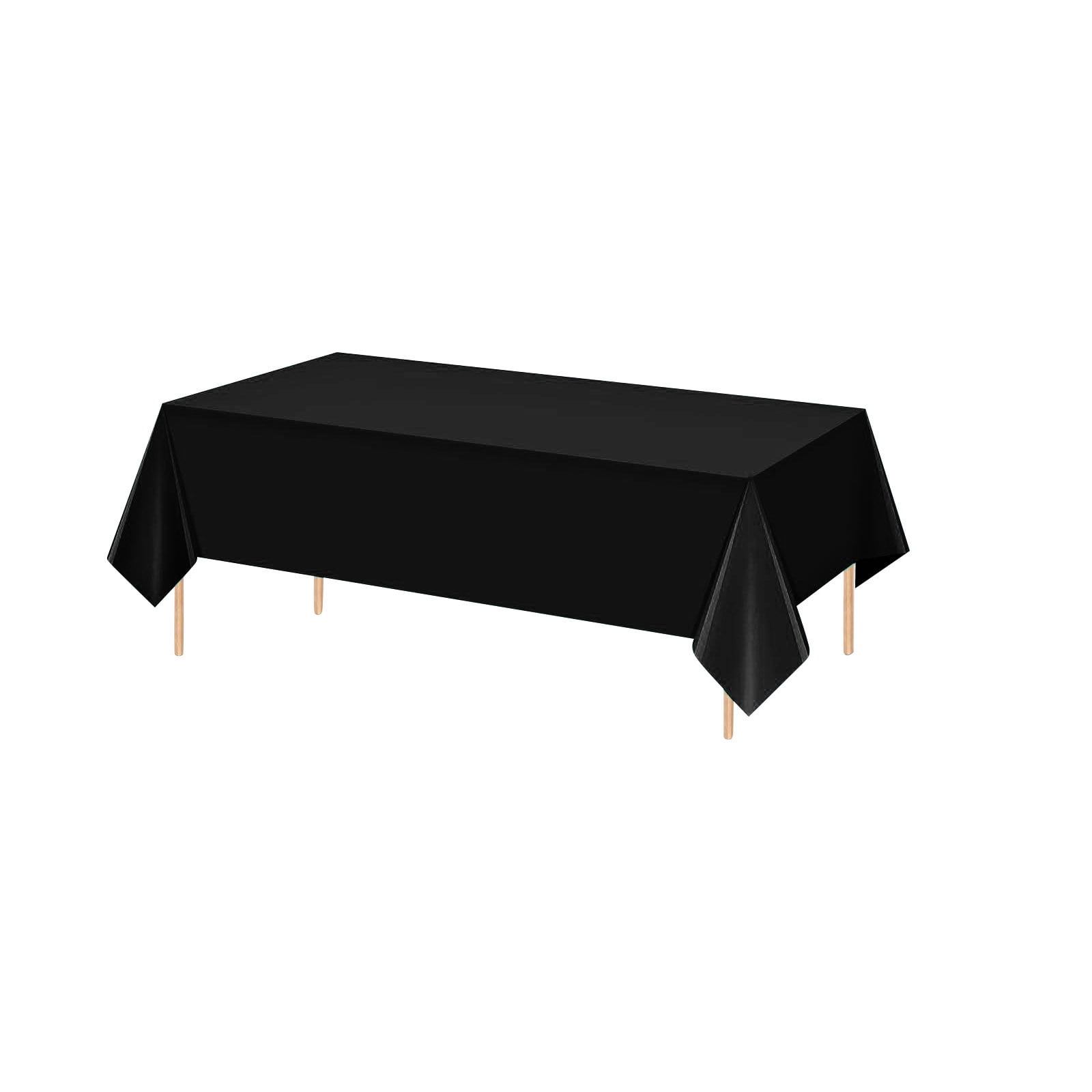 Disposable Rectangular Plastic Tablecloth Party Table Cover for Banquet ...