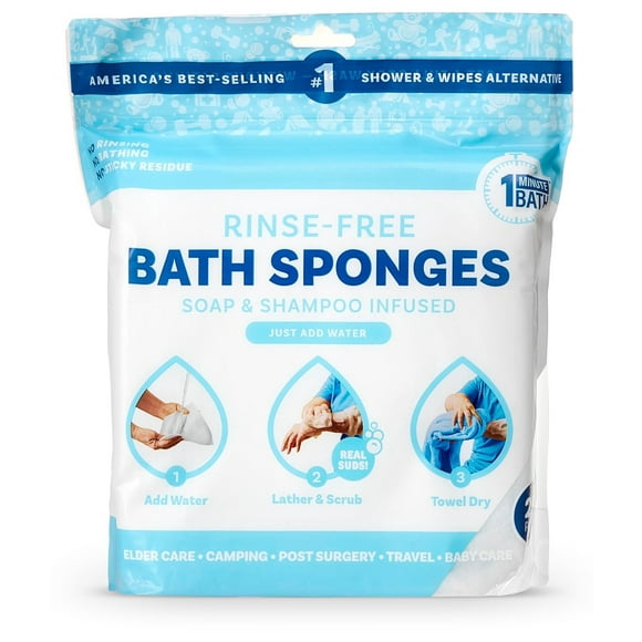 Bath Wipes For Adults No Rinse