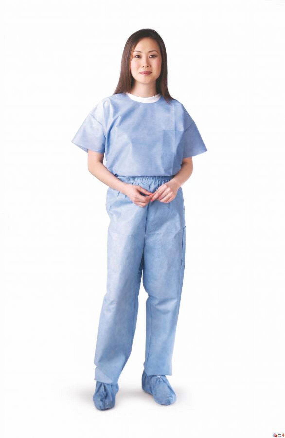 Disposable Scrub Pants Blue, Large, 30 Count - Walmart.com