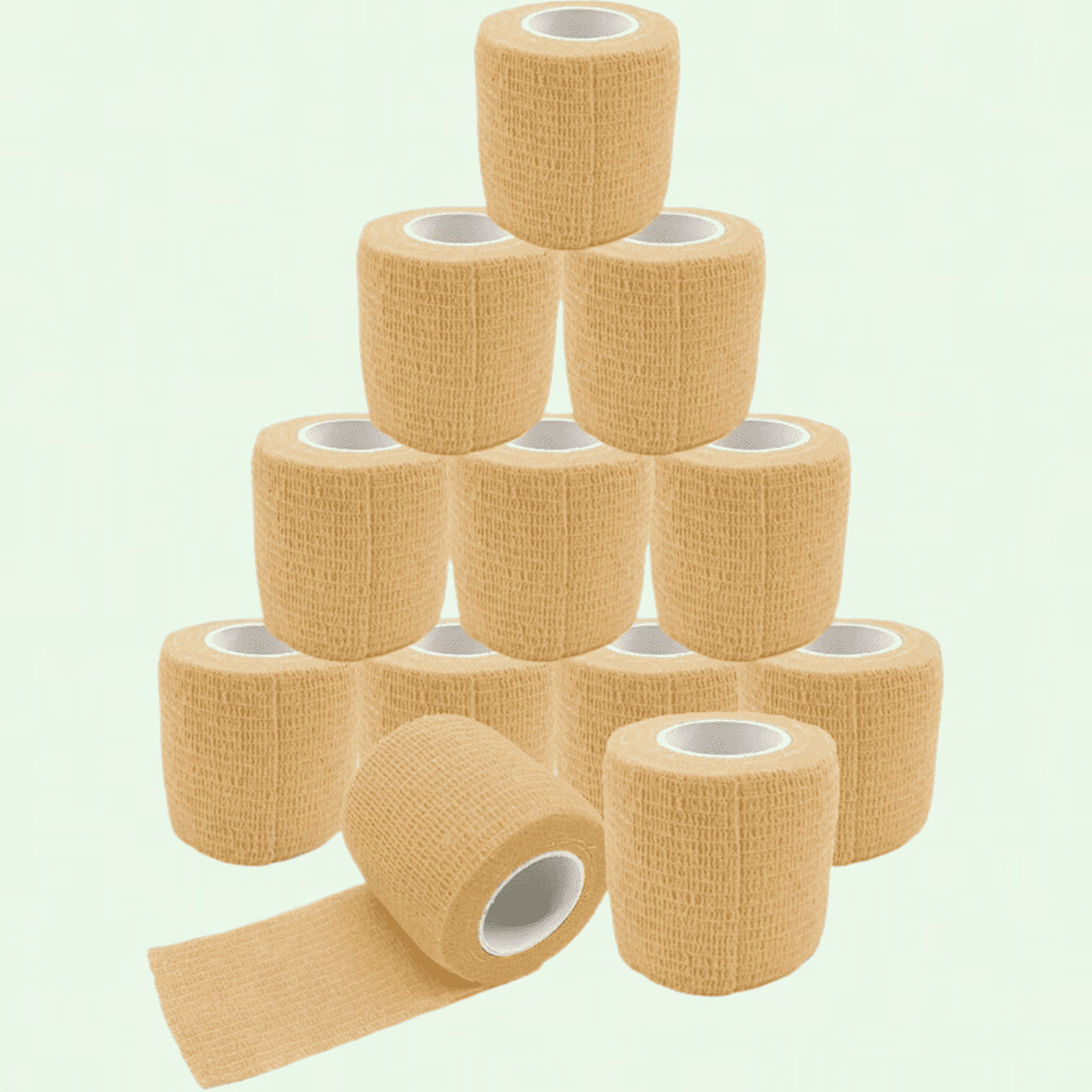 Disposable Self Adhesive Bandage Wrap, 2" x 5 Yards, Breathable Wound ...