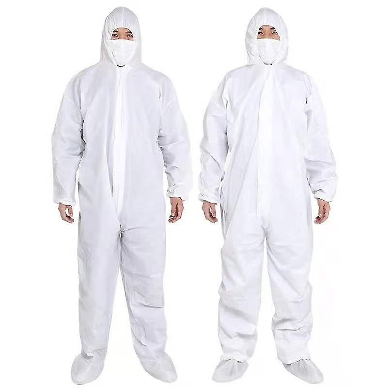 Disposable Sf Coverall White Adult Full Body Protective Suit Of ...