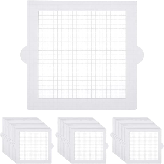 Disposable Shower Drain Hair Catcher Mesh Stickers, 30 Pcs Square ...