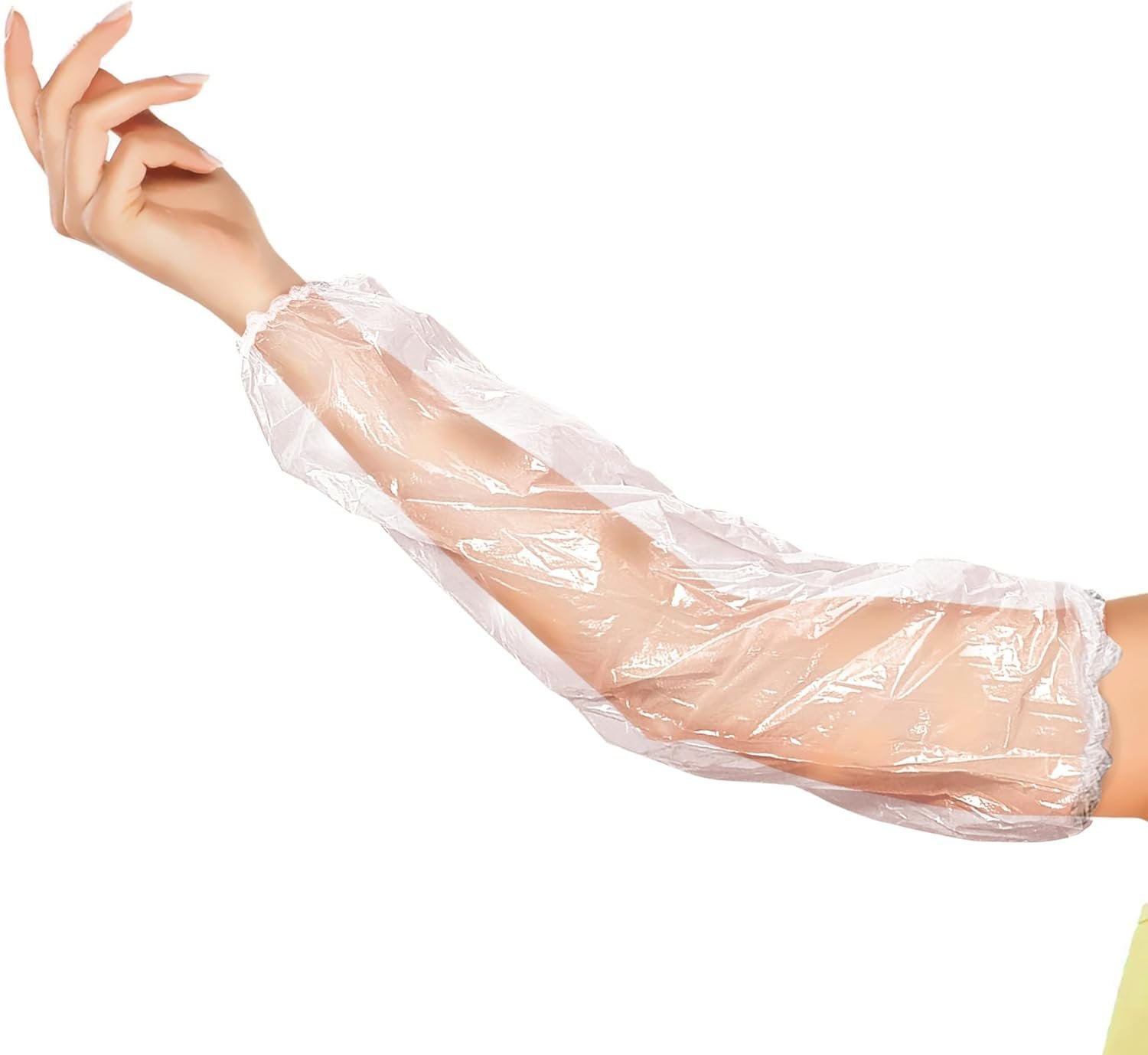 Disposable Sleeve Protectors for Arms, 18-Inch Long, Pack of 1000 Clear ...