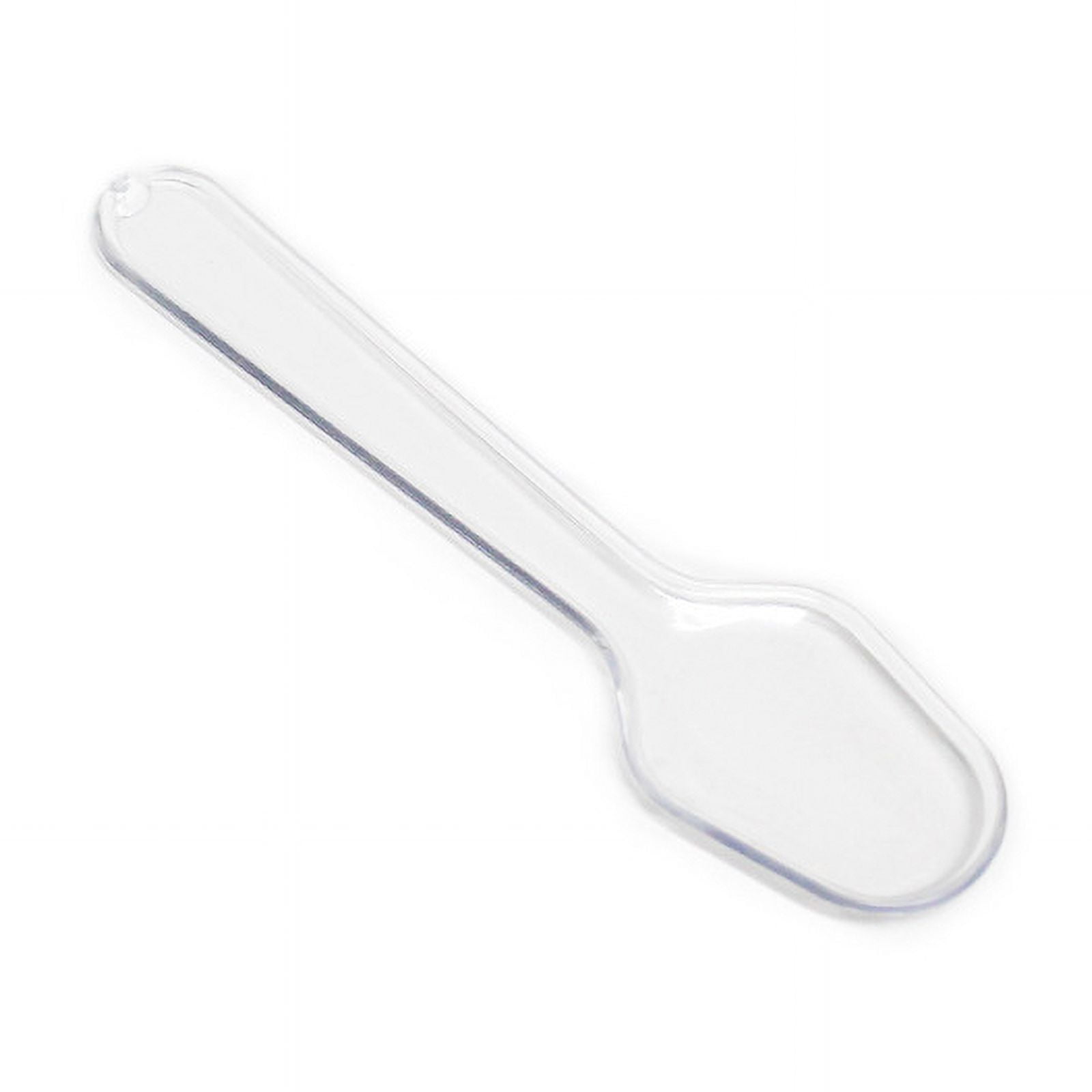 Disposable Spoon Snowball Digging Spoon Plastic Transparent Ice Cream ...