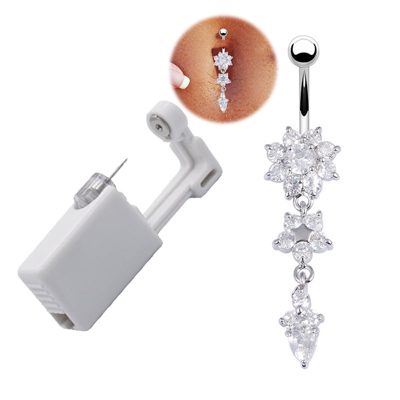 Disposable Sterile Ear Navel Belly Piercing Unit Cartilage Tragus Helix ...