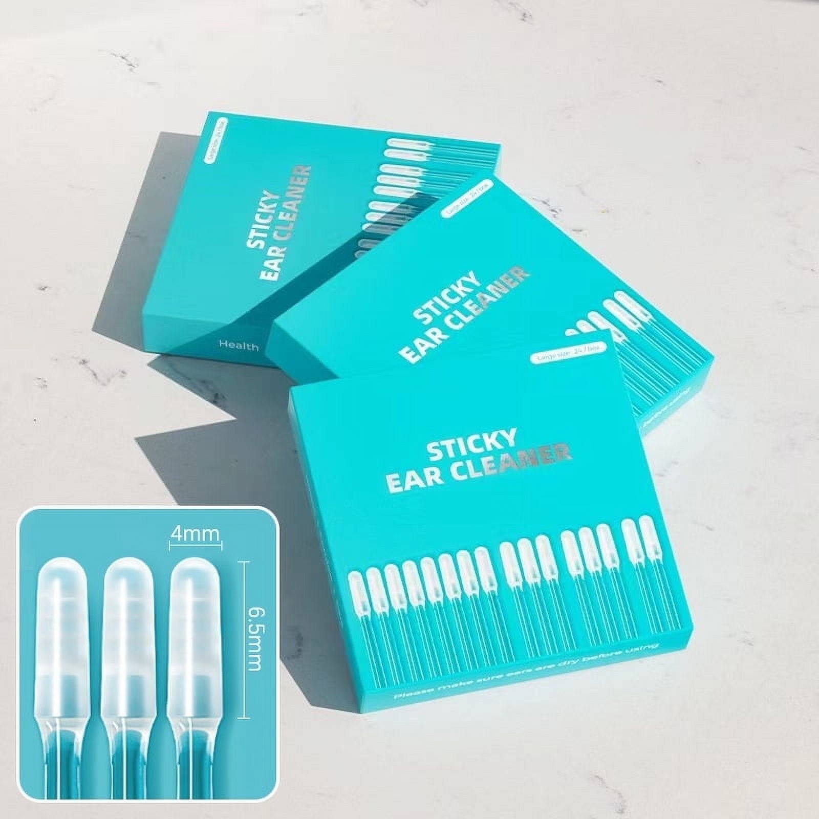 Disposable Sticky Ear Swabs Pick Reusable Ear Cleaner Soft Silicone Ear ...