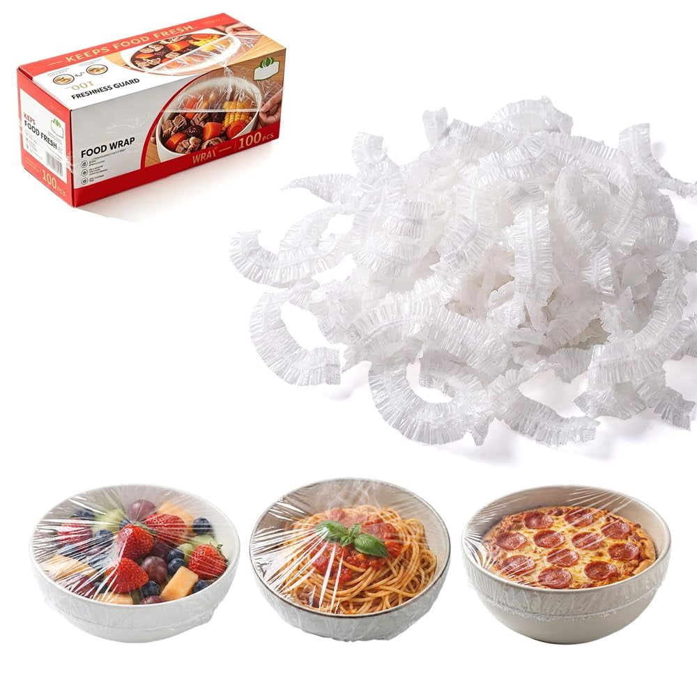 Disposable Stretch Food Covers for Bowls & Plates Food Covers for ...