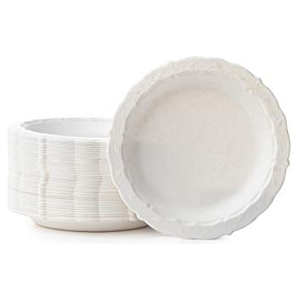 Disposable Sugar Cane Bagasse Plates – 100% Compostable, Eco-friendly ...