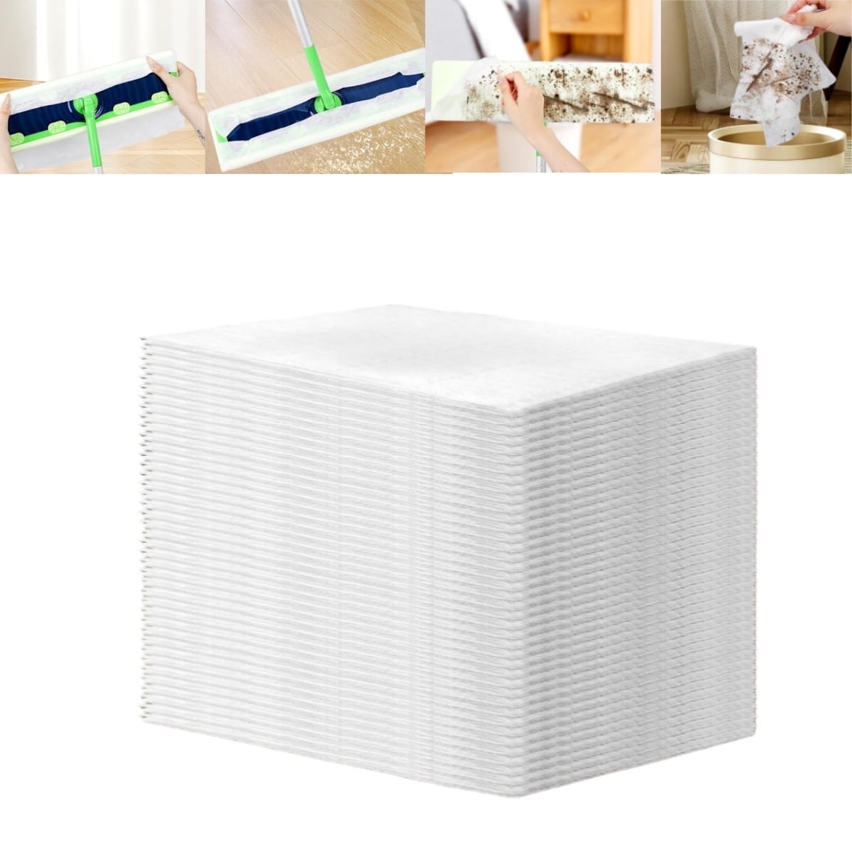 Disposable Sweeper XL Mop Cloths,50pack of Duster Mop Pads Refills for ...