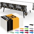 Disposable Table Cloth - 12 Pack, 54 x 108 Inch Waterproof Rectangle ...