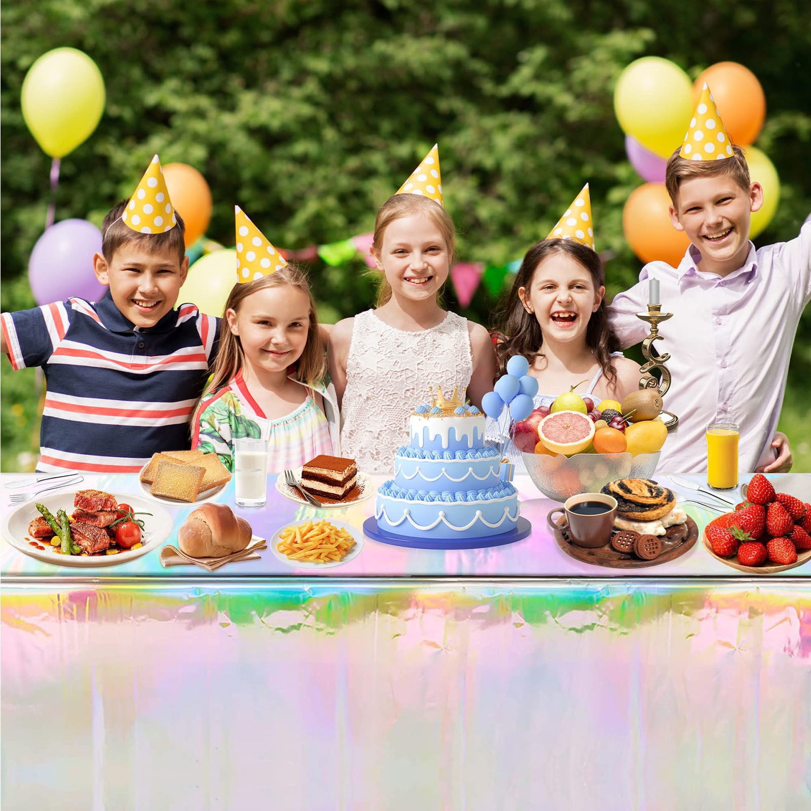 Disposable Tablecloth Waterproof Plastic | Pink PVC Party Table Cover ...