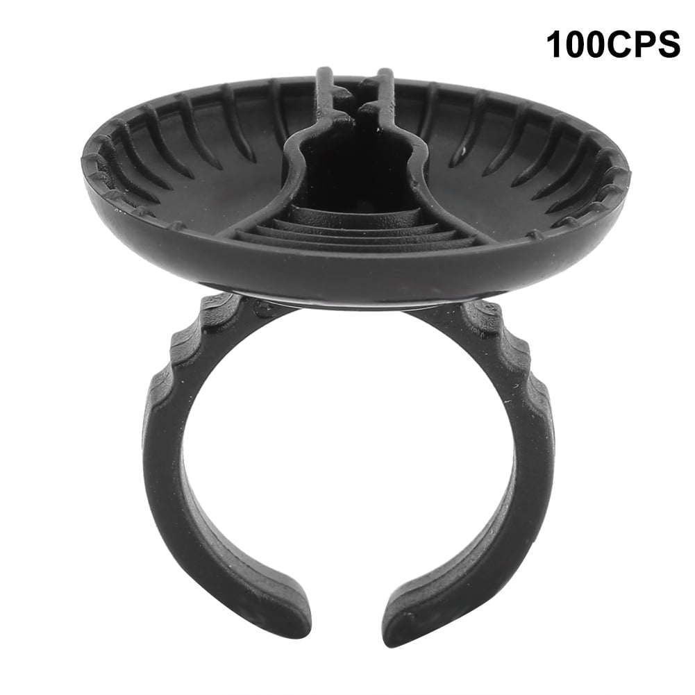 Disposable Tattoo Ink Ring Cup Container Makeup Pigment Cap Accessories ...