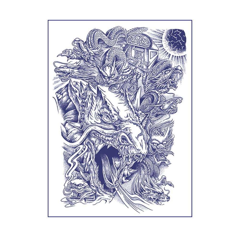 Disposable Tattoo Stickers Fade After 1 Week Temporary Tattoo Stickers ...