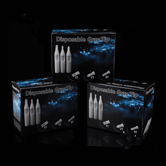 Disposable Tattoo Tips 100 PCS Disposable Tattoo Tips Assorted for 5RL ...
